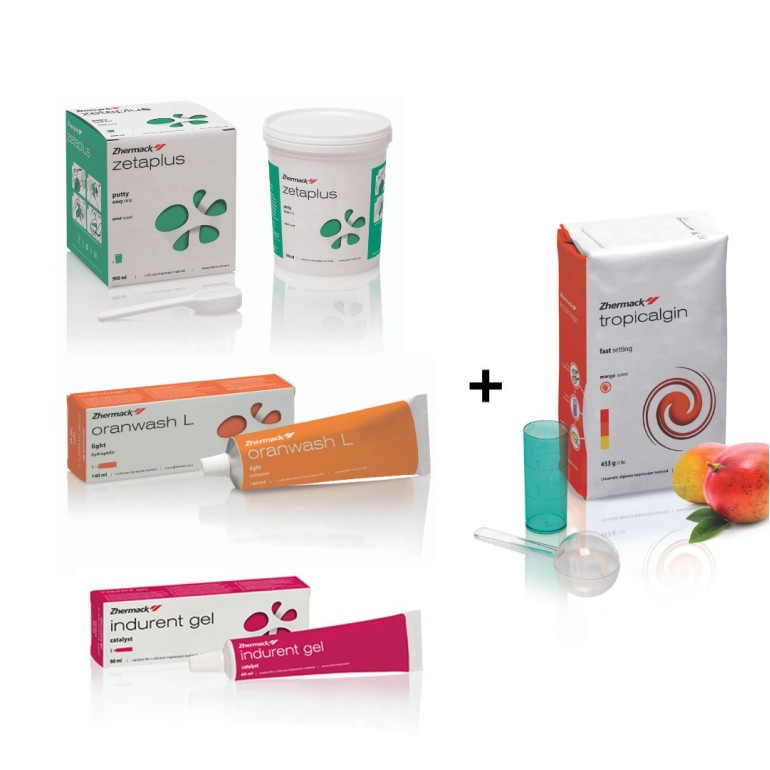 ZETAPLUS KOMPLET KONDENZACIONIH SILIKONA + TROPICALGIN ALGINAT