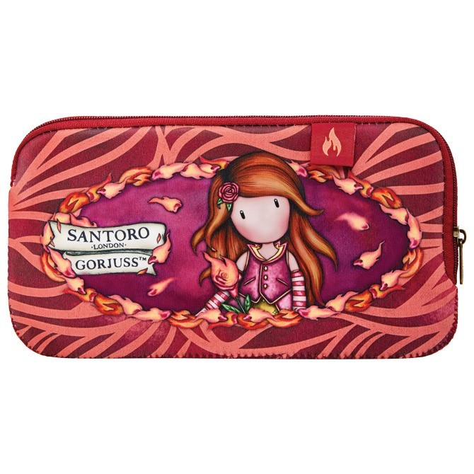 Pernica neopren pravougaona 1zip Fire In My Heart Gorjuss 1178GJ02*PK*!!