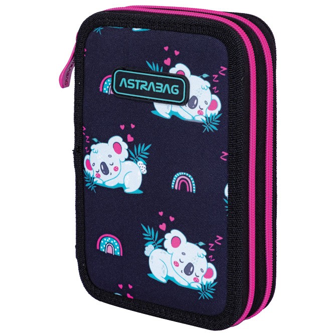Pernica puna 2zipa AC21 Sleepy Koala 24.Astrabag 503024009 crno-roze*PK*!!