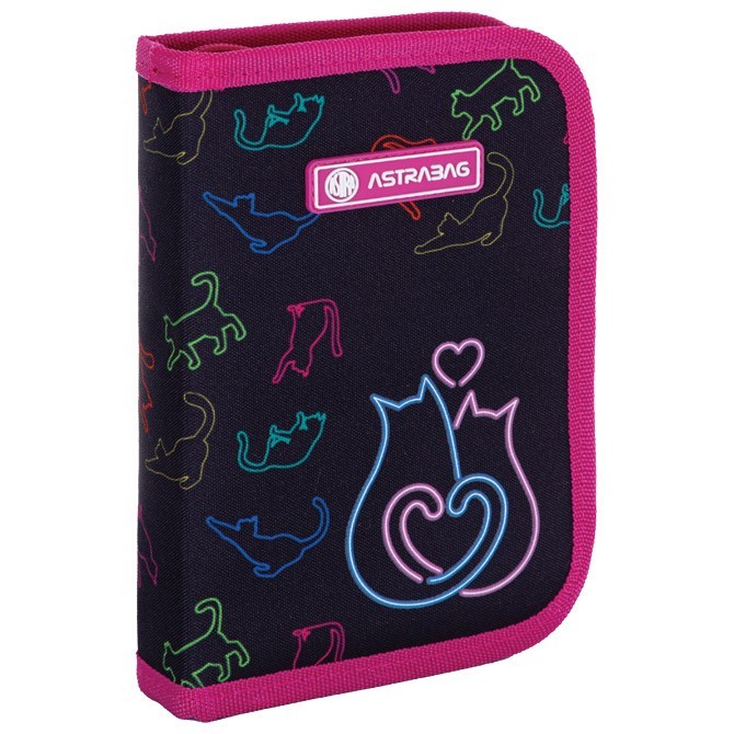 Pernica puna 1zip 1preklop AC11 Lo&Ve 24.Astrabag 503023051 crno-roze