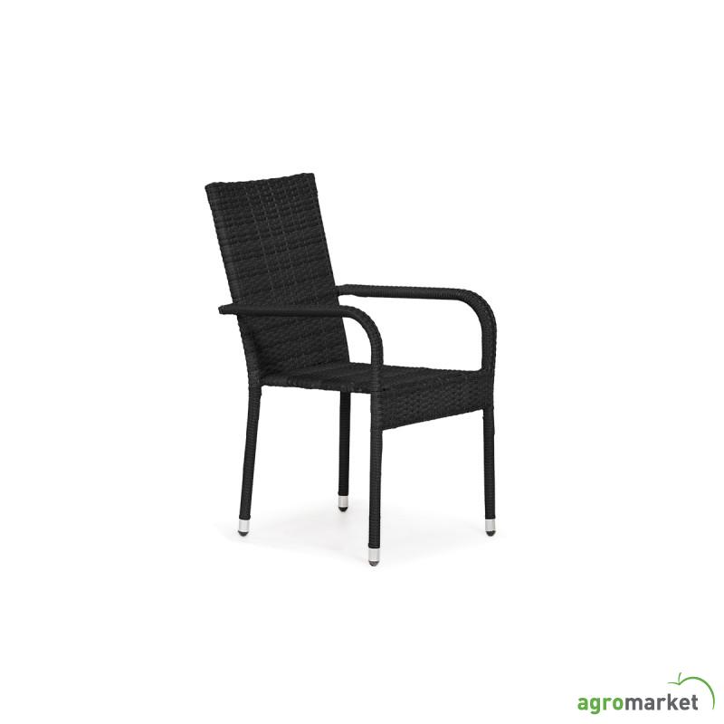 Bay stolica od ratana crna 6/1