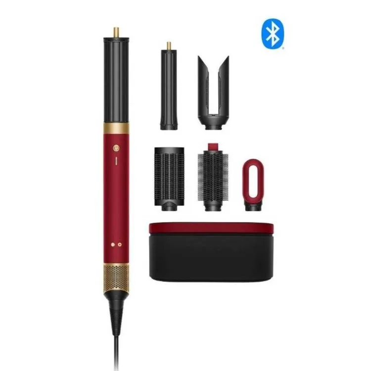 DYSON Airwrap Co-anda 2x 176955 Red Velvet/Gold Straight+Wavy Stajler
