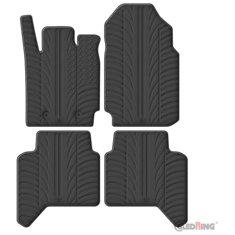 Patosnice gumene FORD Ranger Double Cabin 05.2013-2022 / Raptor 2019-2022 (automatic) DIESEL - GLEDRING