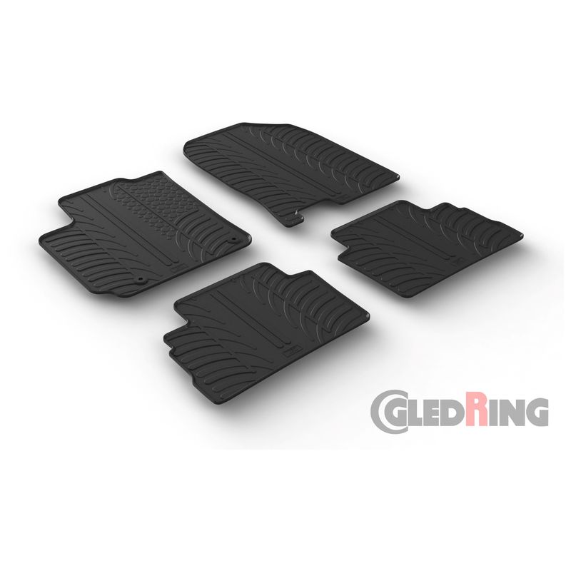 Patosnice gumene HYUNDAI Kona 10.2017->/FL 2020-12.2023 SUV - GLEDRING