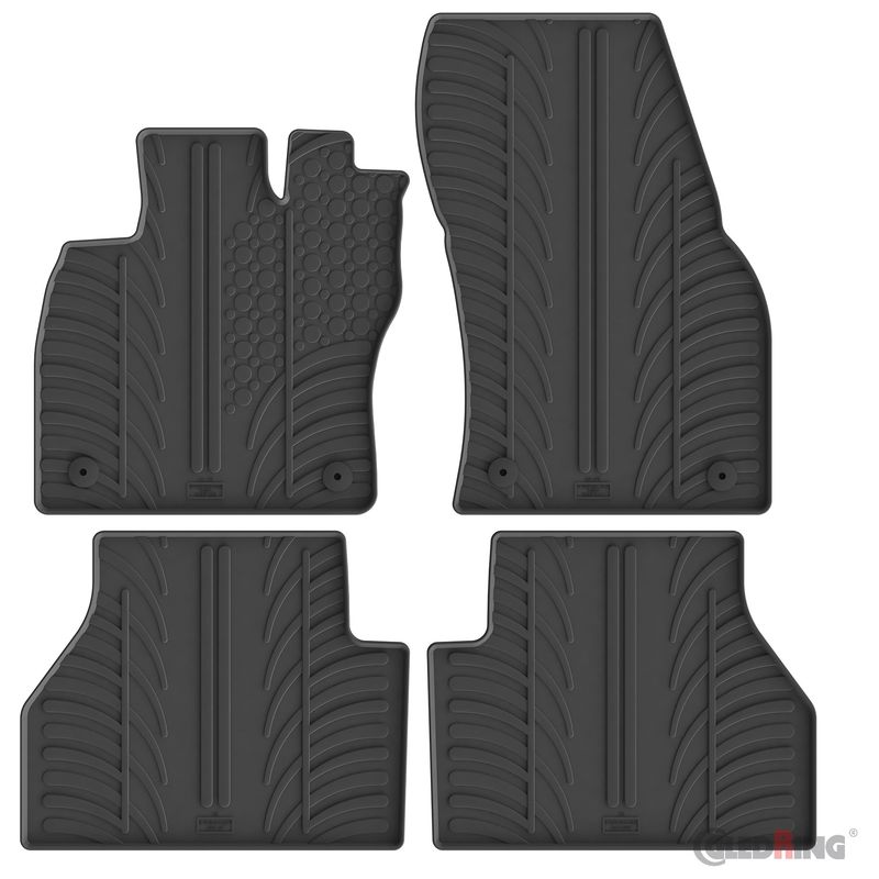 Patosnice gumene VW Caddy Passenger HB 11.2020-> putnicki / Tourneo CONNECT 07.2022-> L1,L2 - GLEDRING