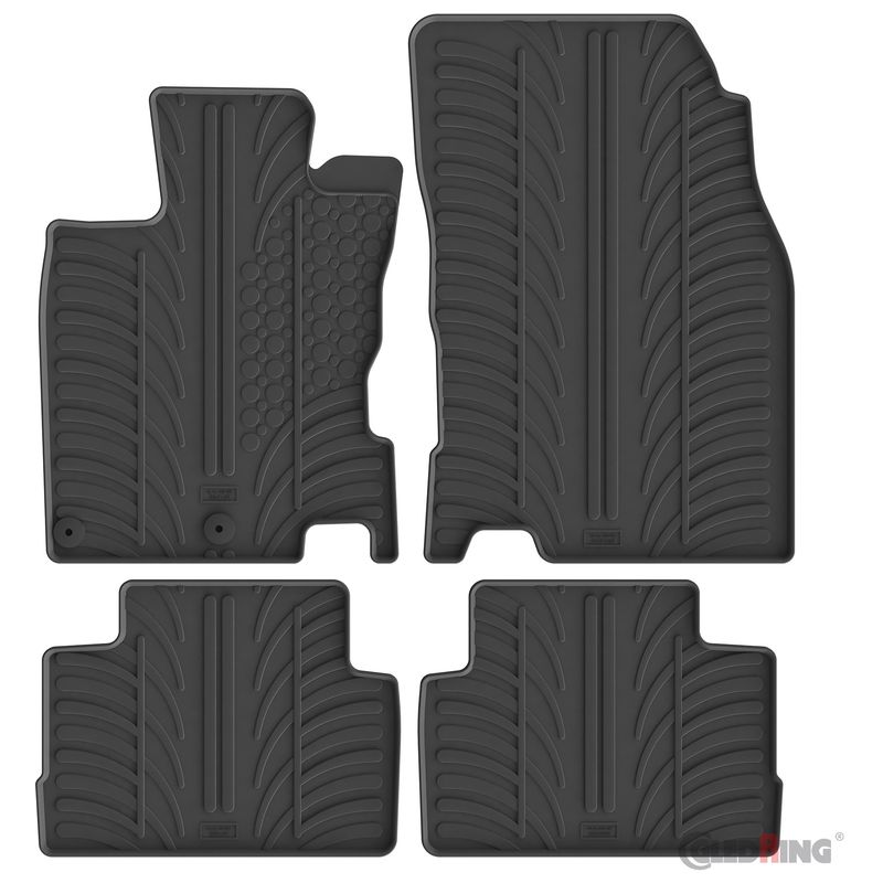 Patosnice gumene NISSAN Qashqai 2014-07.2021 (for 4x4 too, manual & automatic) - GLEDRING