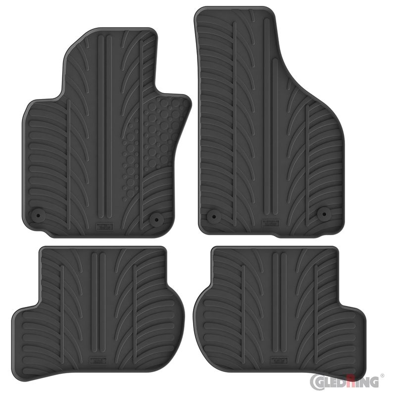 Patosnice gumene VW Golf V 2003 ->/ Jetta 2007-2010 / Golf VI 2008-2012/ Scirocco 2009-> - GLEDRING