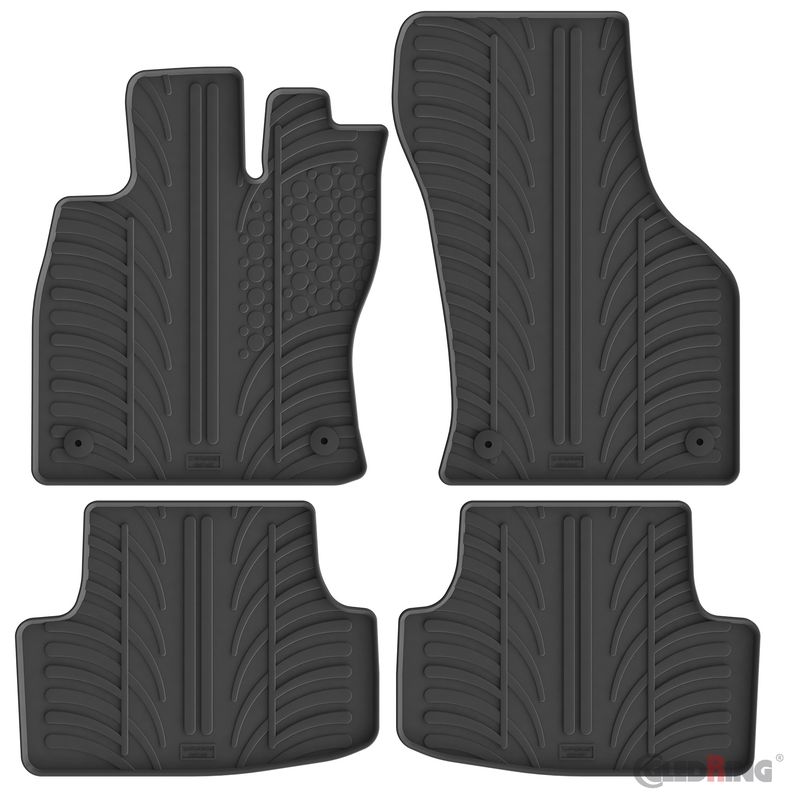 Patosnice gumene VW Golf VII &Four Motion 2012-12.2019/GOLF VIII HB 01.2020->/ Leon 2013-2020 - GLEDRING