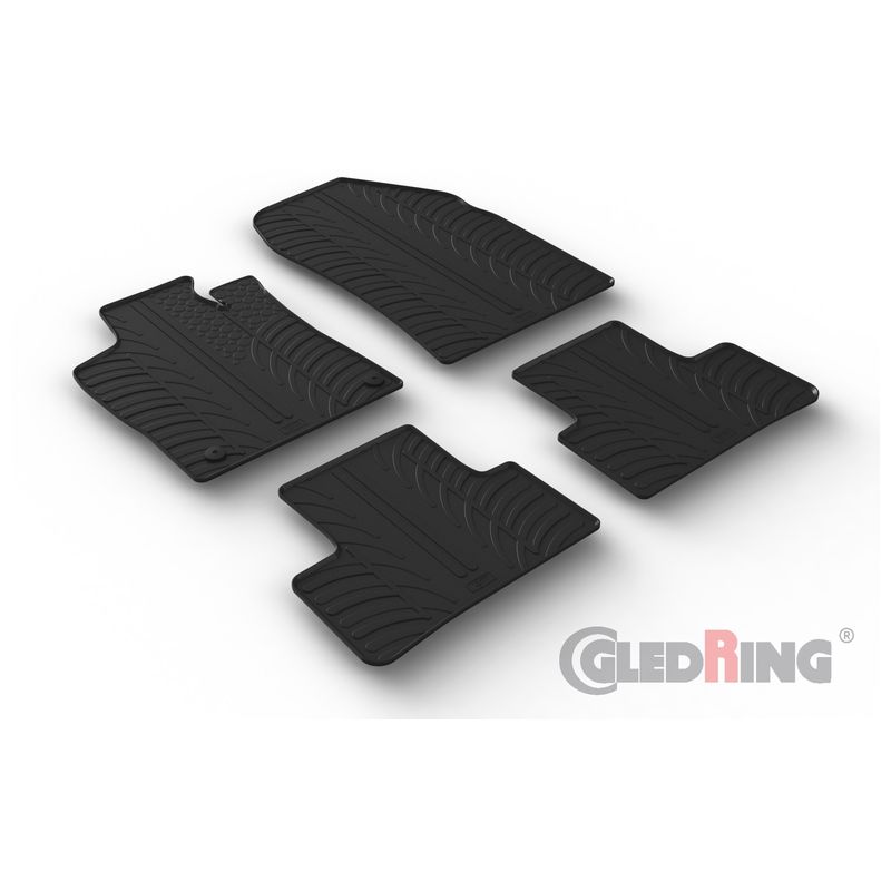 Patosnice gumene DS4 ->11.2021 / Citroen C4 2010-12.2020/5 doors/ - GLEDRING