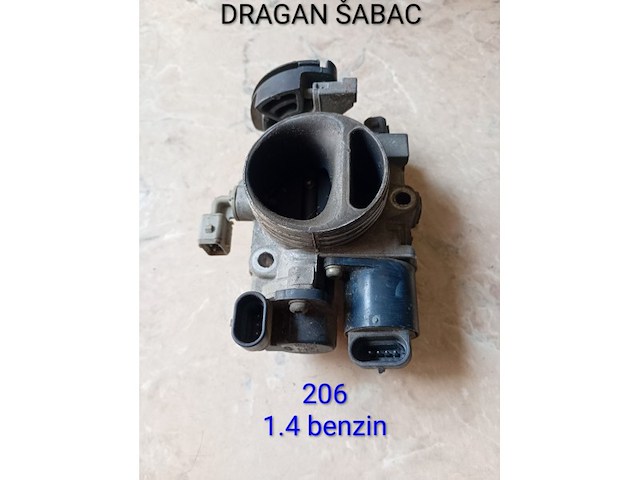 PEUGEOT 206 klapna gasa 1.4b