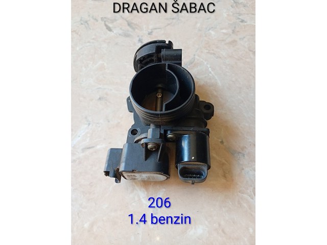 PEUGEOT 206 klapna gasa 1.4b
