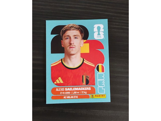 Panini FIFA 2026 USA BEL 12