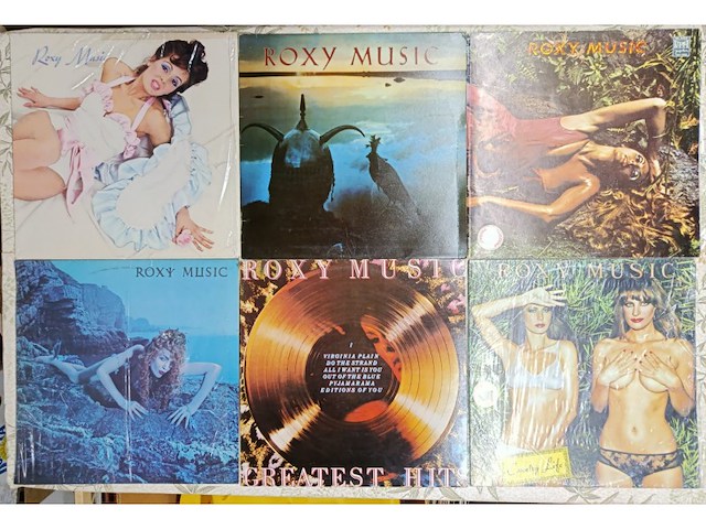 ROXY MUSIC X 6 LP