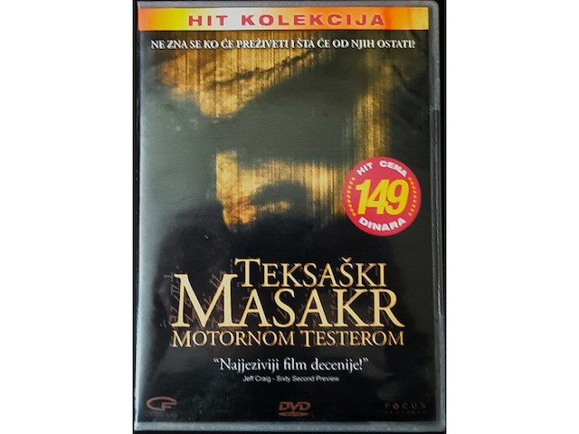 Teksaski Masakr Motornom Testerom DVD