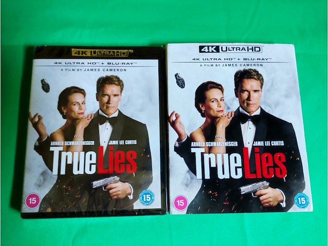 TRUE LIES 4K Ultra HD Bluray 2-Disc Set NOVO u celofanu
