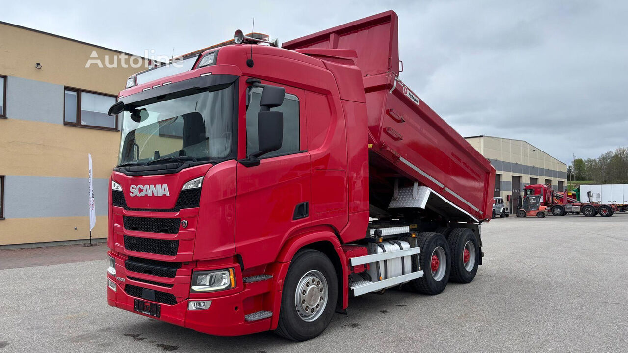 Scania R500 6x4 EURO6 + RETARDER + BOX HEATING kiper