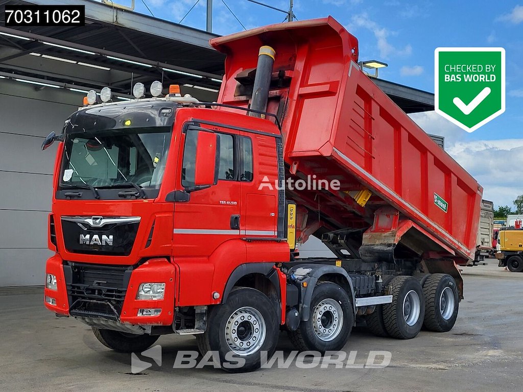MAN TGS 41.510 TGS 8X4 17m3 tipper Full Steel Hub reduction Automati kiper