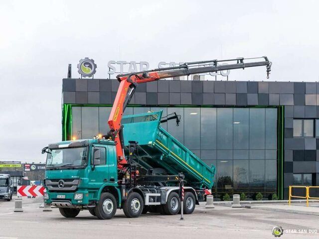 Mercedes-Benz ACTROS 4151 8x4 Palfinger PK 30002 K Crane Tipp kiper