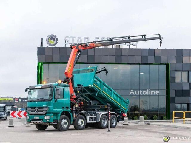 Mercedes-Benz ACTROS 4151 8x4 Palfinger PK 30002 K Crane Tipp kiper