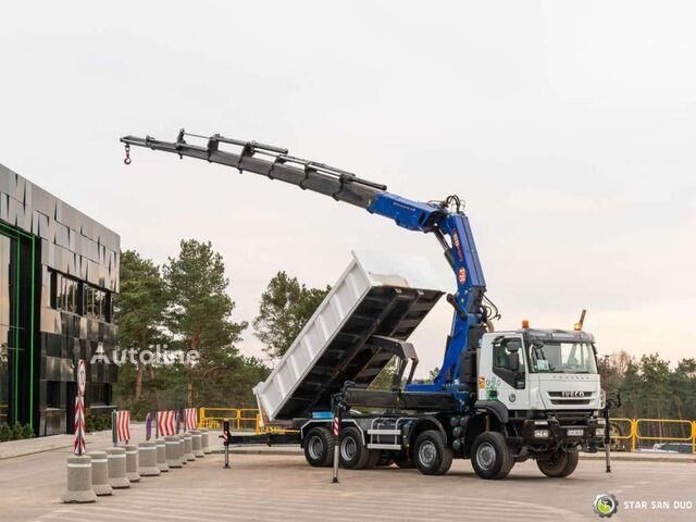 IVECO TRAKKER 450 8x8 PM 85SP Crane Kipper Tipper kiper