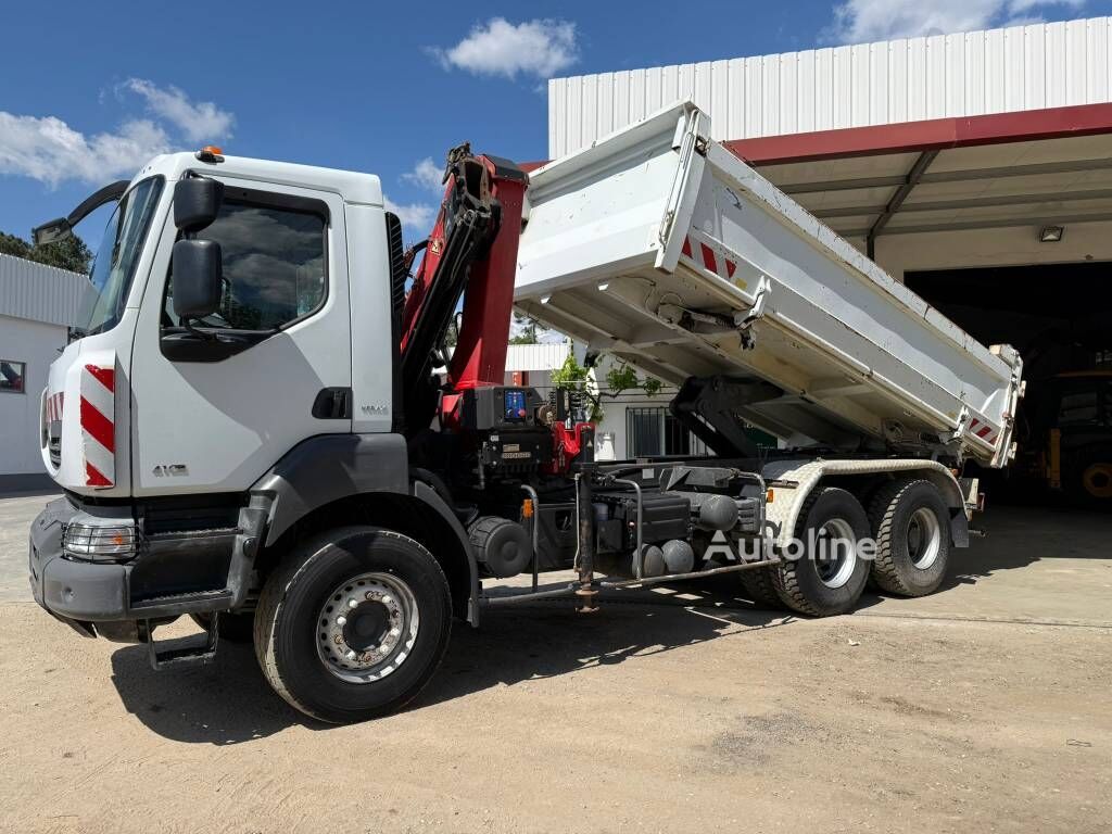 Renault Kerax 410 DXI, Crane HMF 130, remote control kiper
