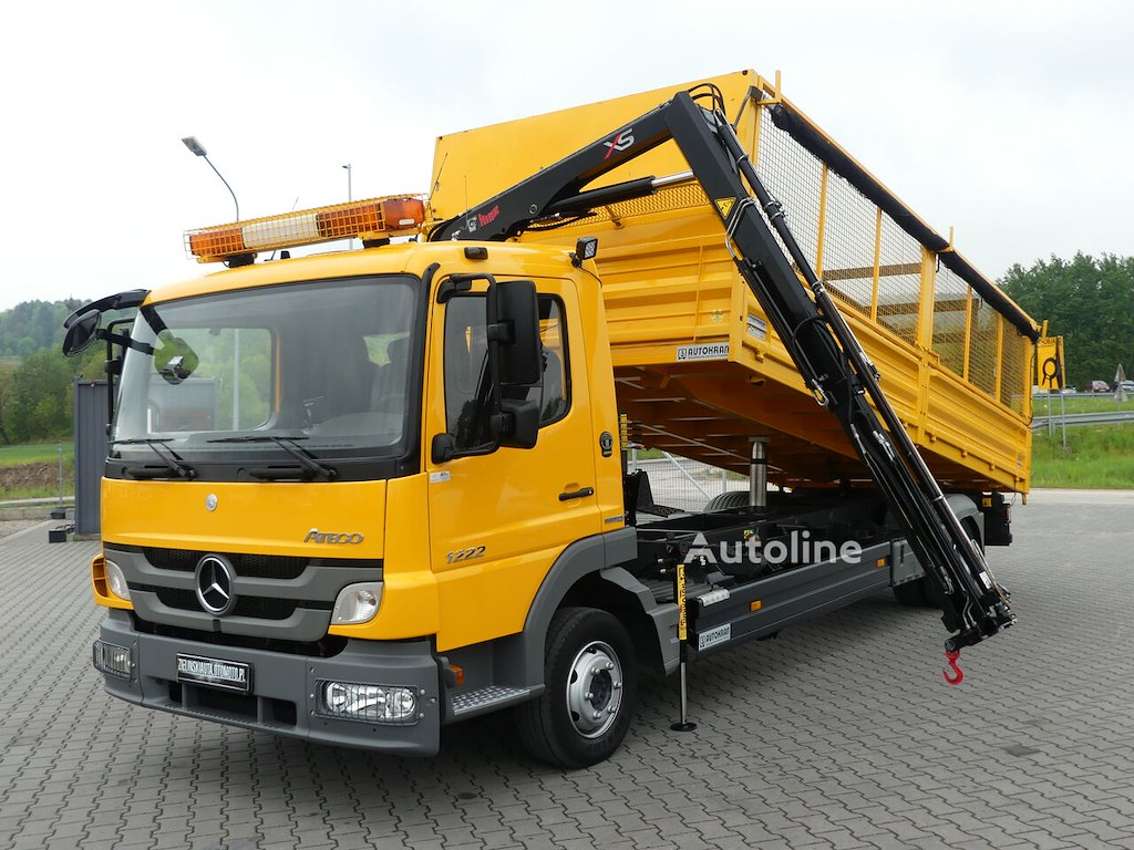 Mercedes-Benz ATEGO 1222 / WYWROTKA 3-STRONNA + HDS SKŁADANY W Z / kiper