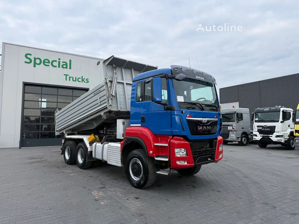 MAN TGS 33.480 6x6 / euro 6 / Meiller kipper / Bordmatic kiper