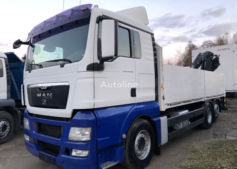 MAN TGX26.480 kamion s ravnom platformom