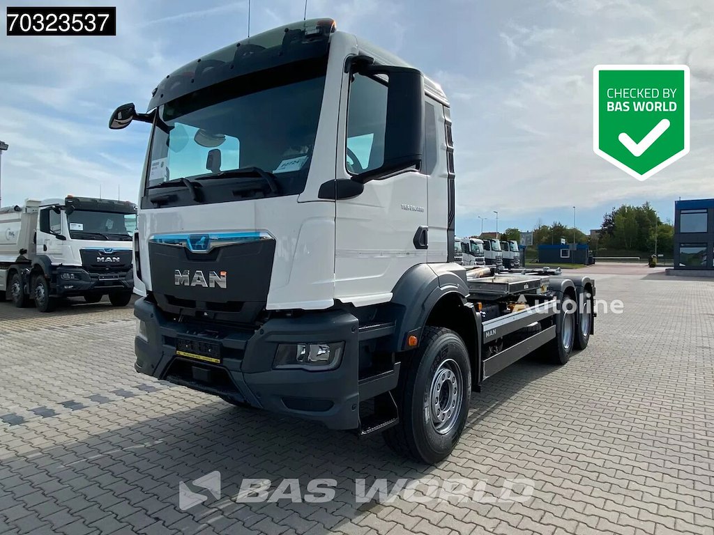 Novi MAN TGS 26.480 TGS 6X4 NEW! HYVA 20-57S container system Big-Axle Au kamion rol kiper