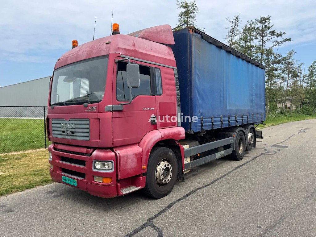 MAN TGA 26.390 TGA 26.390 6X2 EURO 3 kamion sa klizna zavesa cerada