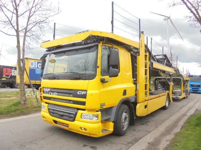 DAF CF 75 360 EEV NL TRUCK autotransporter + prikolica autotransportera
