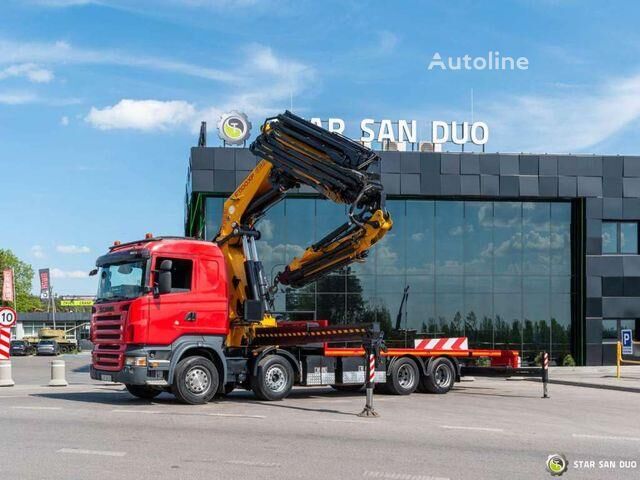 Scania R420 8x2 FASSI F1100AXP Crane Fly Jib Winch kamion platforma