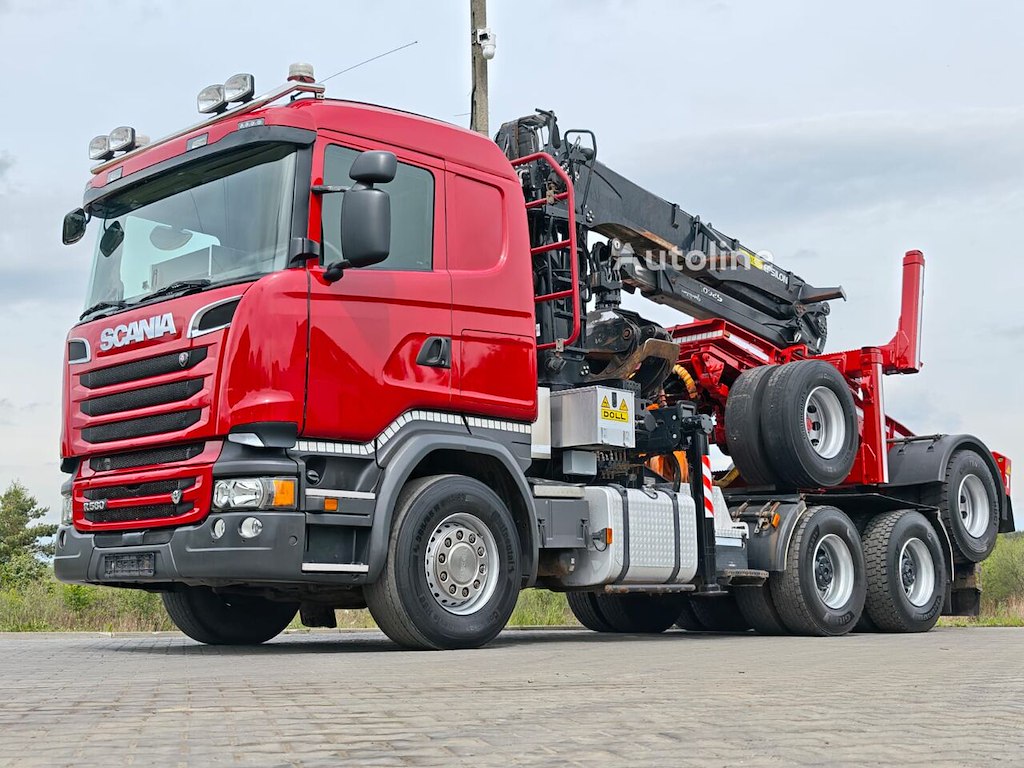 Scania R580 kamion za prevoz drva