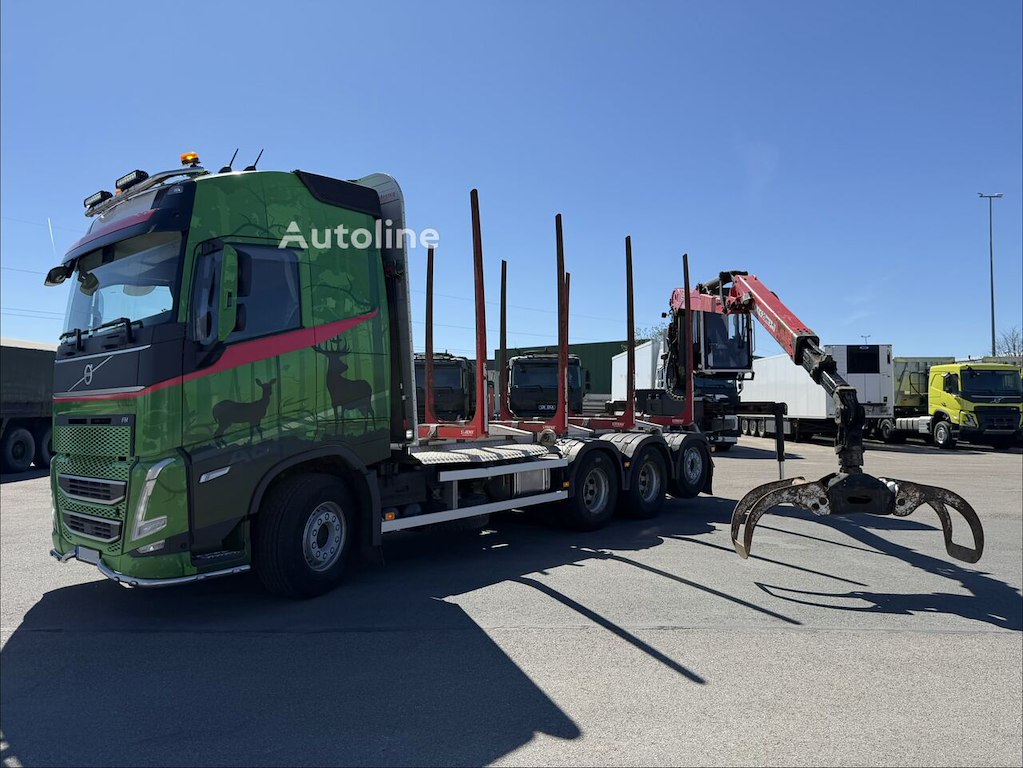 Volvo FH 500 8x4 Epsilon M12L kamion za prevoz drva