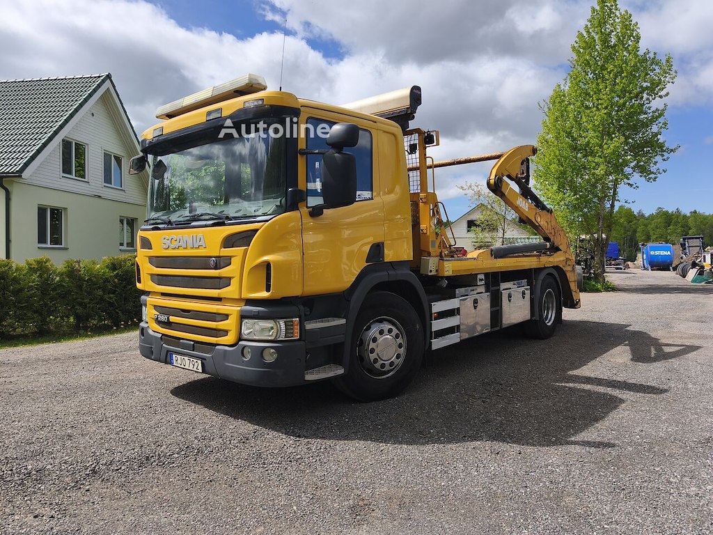 Scania P280 kamion autopodizač kontejnera