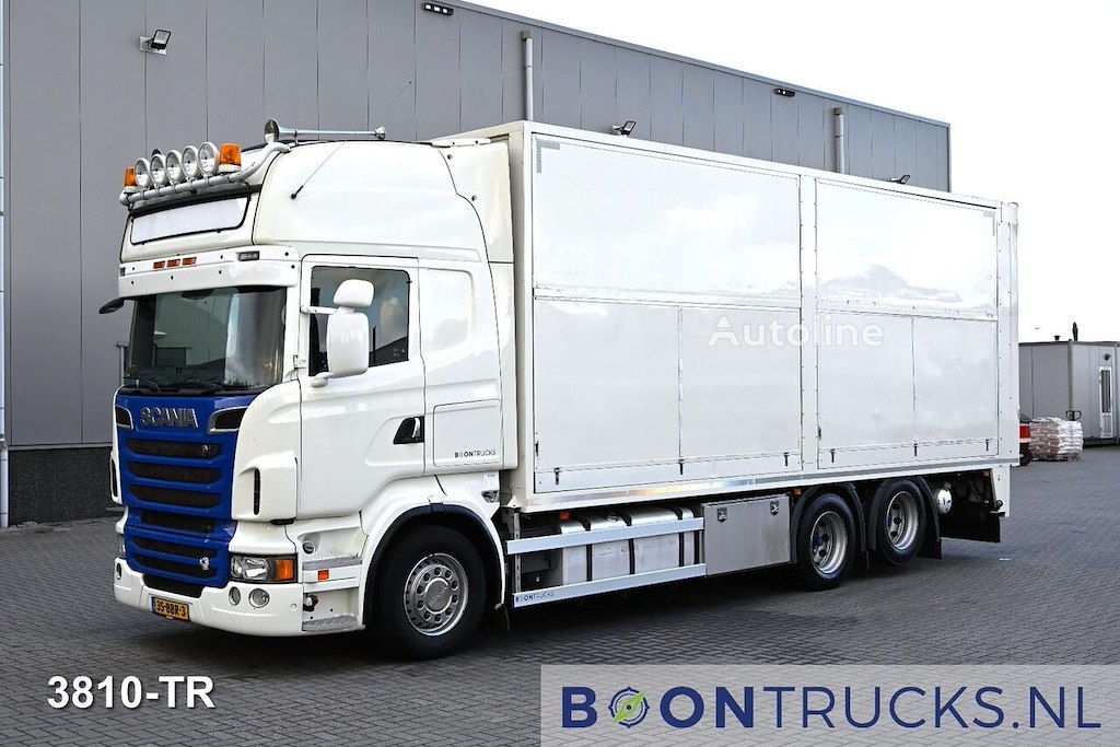 Scania R500 V8 6x2 | EURO5 * FULL AIR * RETARDER * POULTRY * NL TRUCK kamion za prevoz stoke