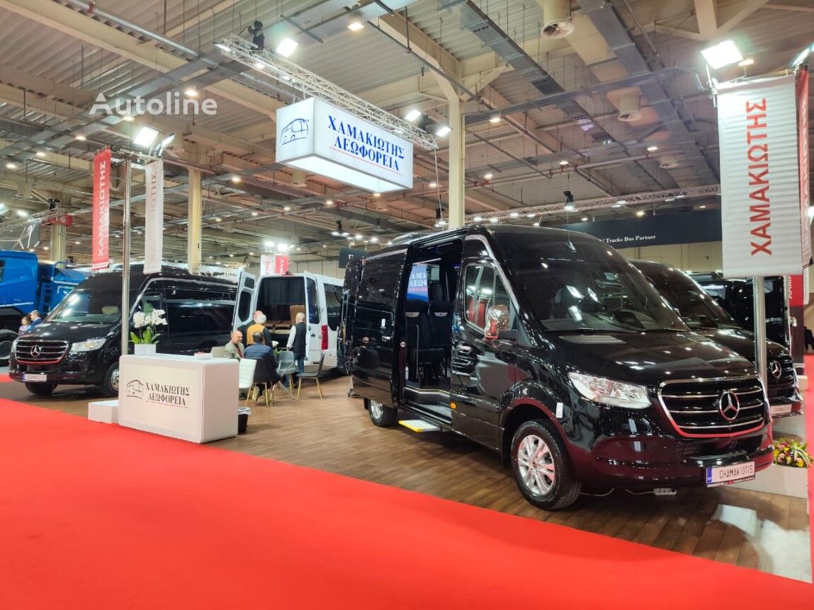 Novi Mercedes-Benz SAS EYCHARHISTOYME GIA TEN STERHIXE SAS STEN TRANSPORTSHOW 2026 putnički minibus