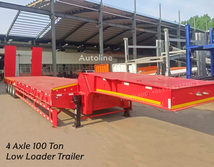 Nova Bhachu 100 Ton Low Loader Trailer poluprikolica sa niskom platformom