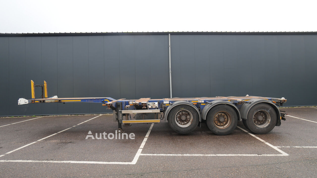D-Tec FT-43-03-V Flexitrailer multi container chassis extendable poluprikolica za prevoz kontejnera