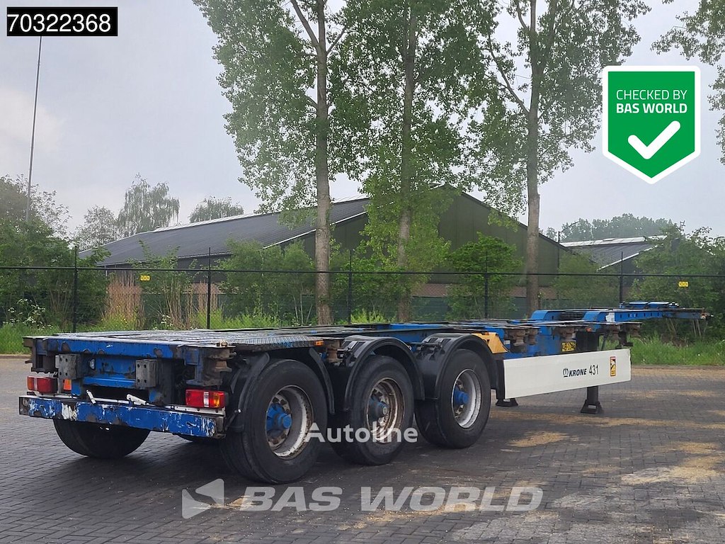 Krone SD Select 3 axles poluprikolica za prevoz kontejnera