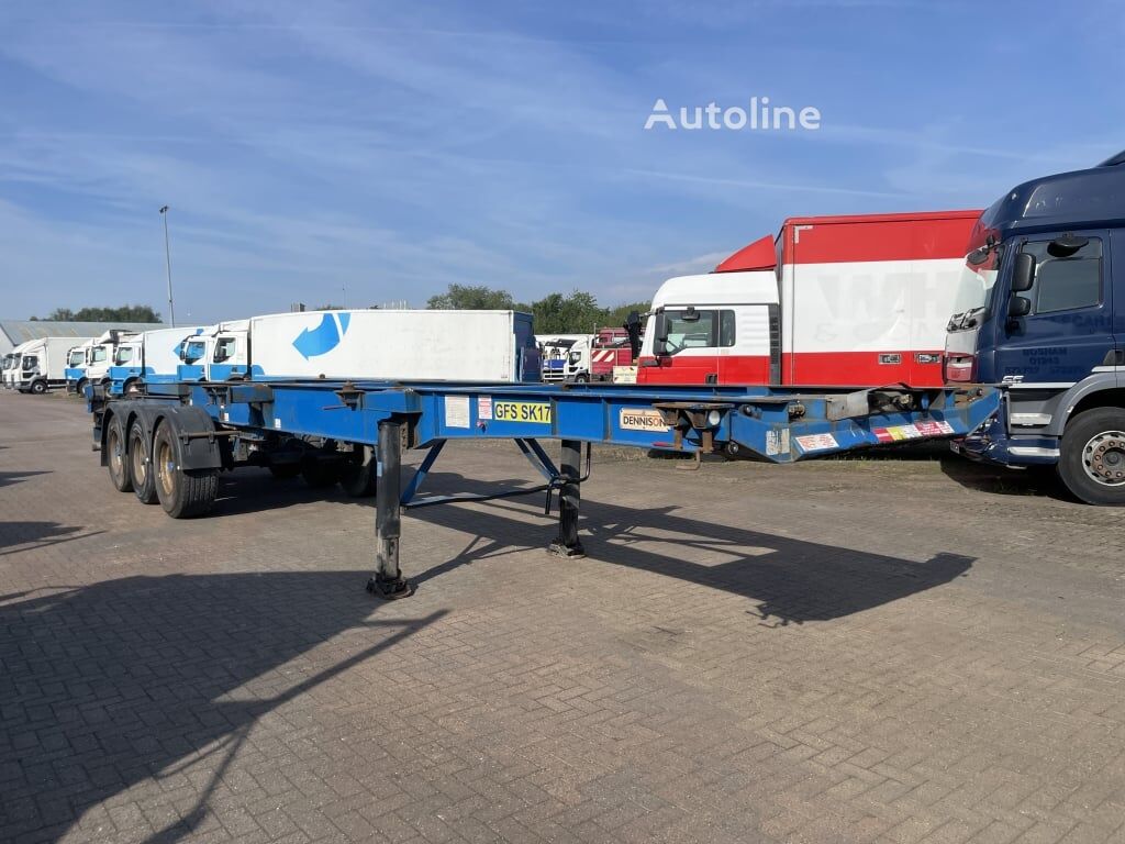 Dennison LOCK AND GO SLIDING SKELETAL TRAILER – 2008 – C232754 poluprikolica za prevoz kontejnera