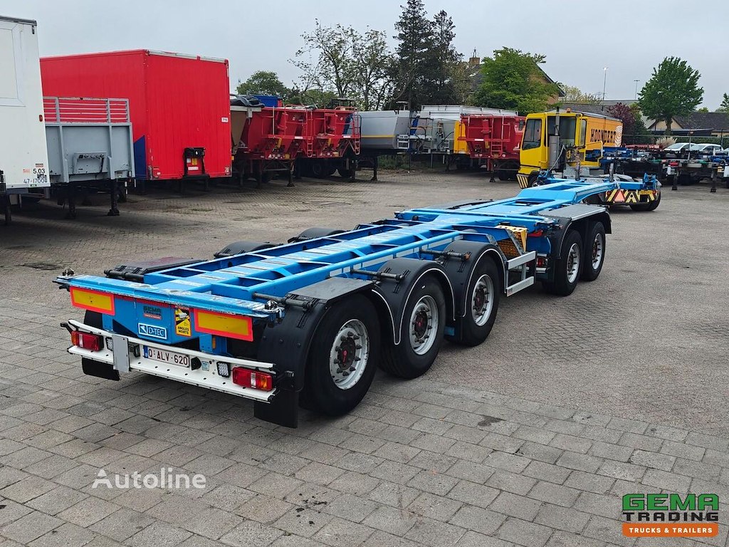D-Tec Combitrailer S-Line CT-5 S-Line CT-F + S-Line CT-R - SAF Disc Ax poluprikolica za prevoz kontejnera