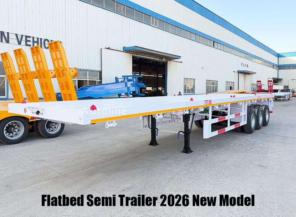 Nova Titan 2026 new flatbed semi trailer for sale in UAE poluprikolica platforma