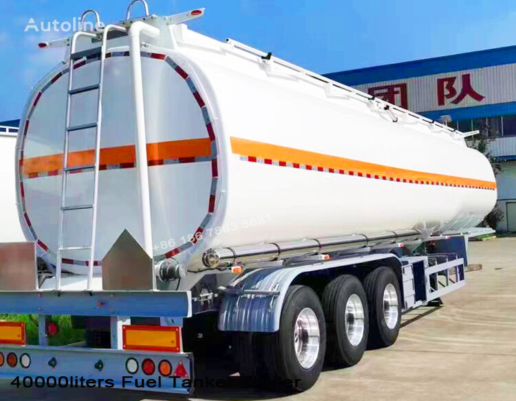 Nova Titan Tri Axle Oil Fuel Tank Semi Trailer for Sale in Gambia cisterna za goriva i maziva