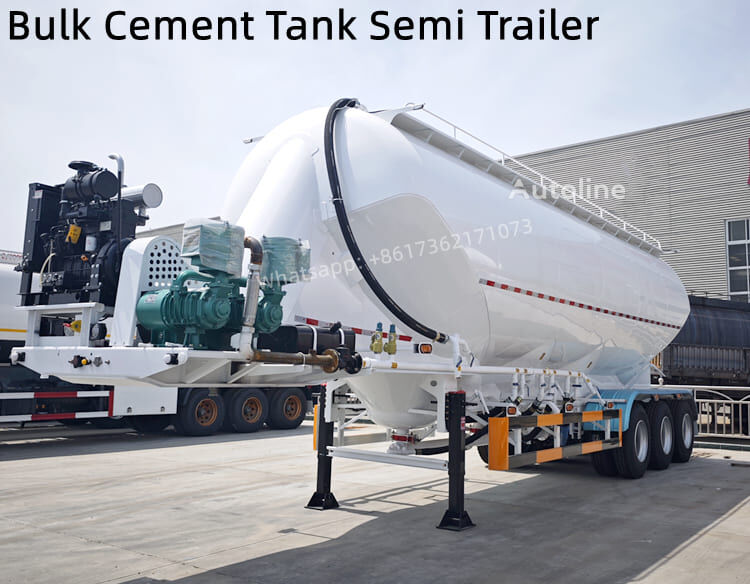 Nova Titan New Bulk Cement Tank Semi Trailer 30-60 CBM for Sale in Jamaica cisterna za prevoz cementa
