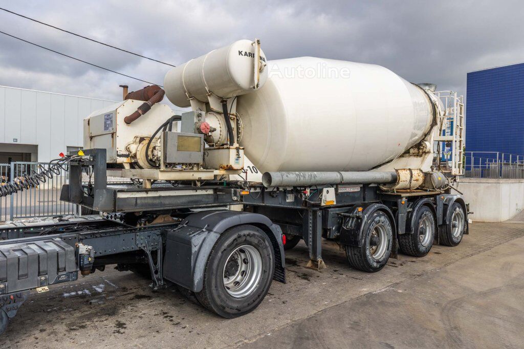 Renders BETON MIXER 12M3 + MOTOR (MALAXEUR/MISCHER) poluprikolica betonska mešalica