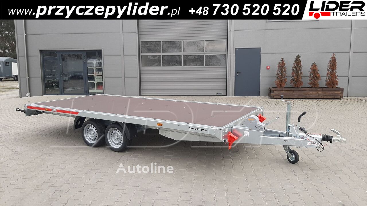 Nova Temared TM-198 przyczepa 454x216cm, Carplatform 4521S laweta, platforma, prikolica autotransportera