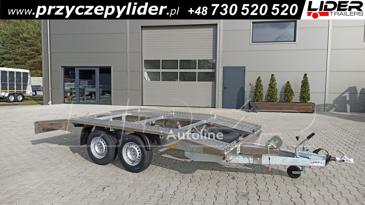 Nova Niewiadów BR-052 przyczepa 400x200cm, Adam Alu, laweta aluminiowa GARBATKA prikolica autotransportera