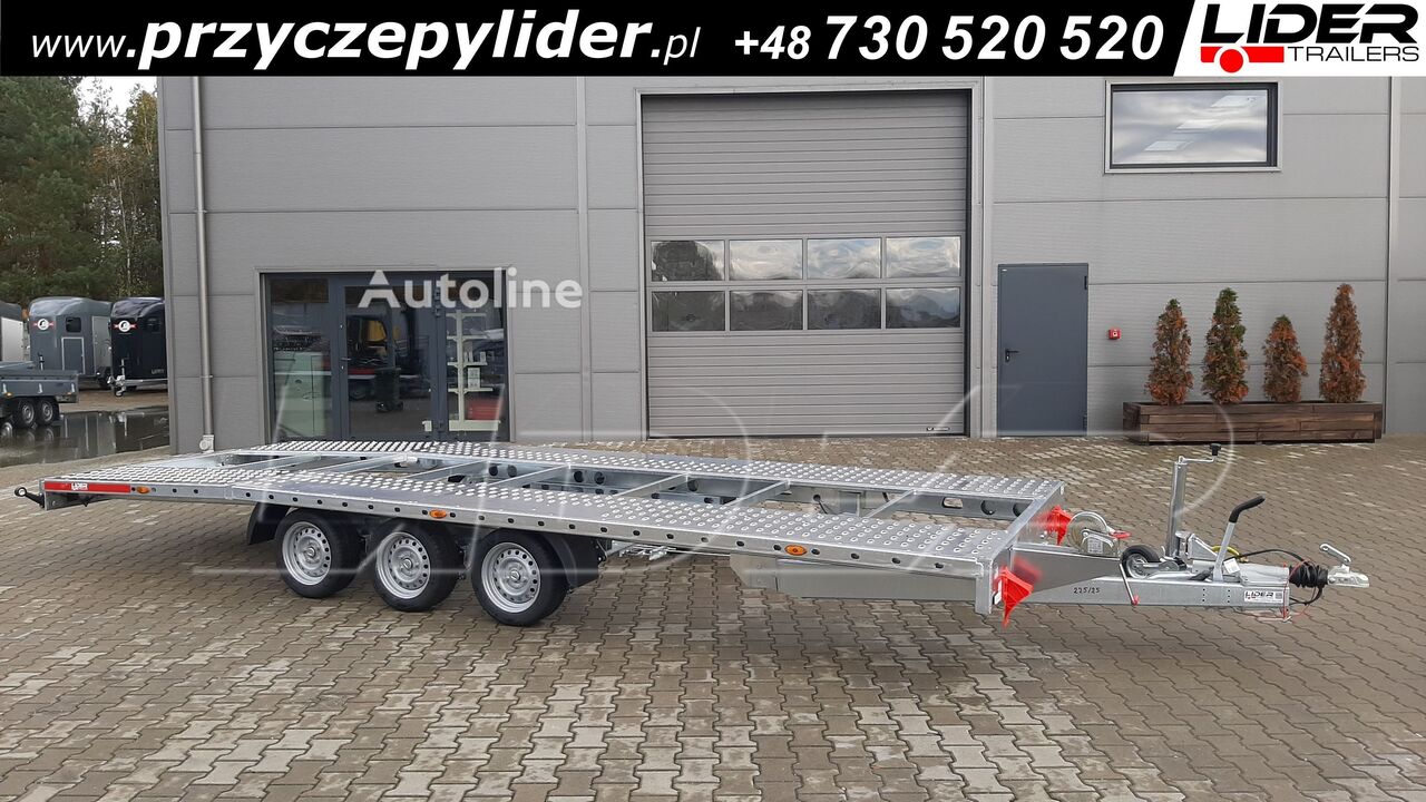 Nova Temared TM-402 przyczepa laweta 604x215cm, Car Deck Plus 6021, BEZ WYPEŁ prikolica autotransportera