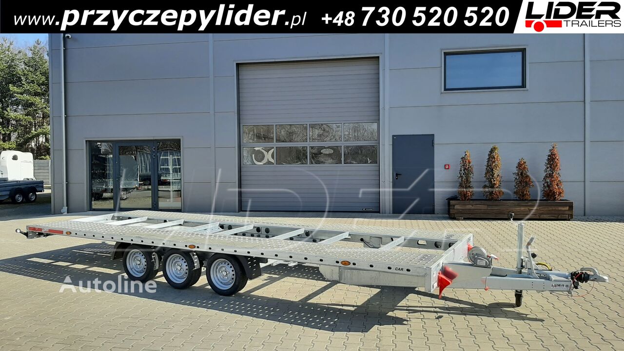Nova Temared TM-411 przyczepa laweta 604x215cm, Car Deck 6021, BEZ WYPEŁNIENI prikolica autotransportera